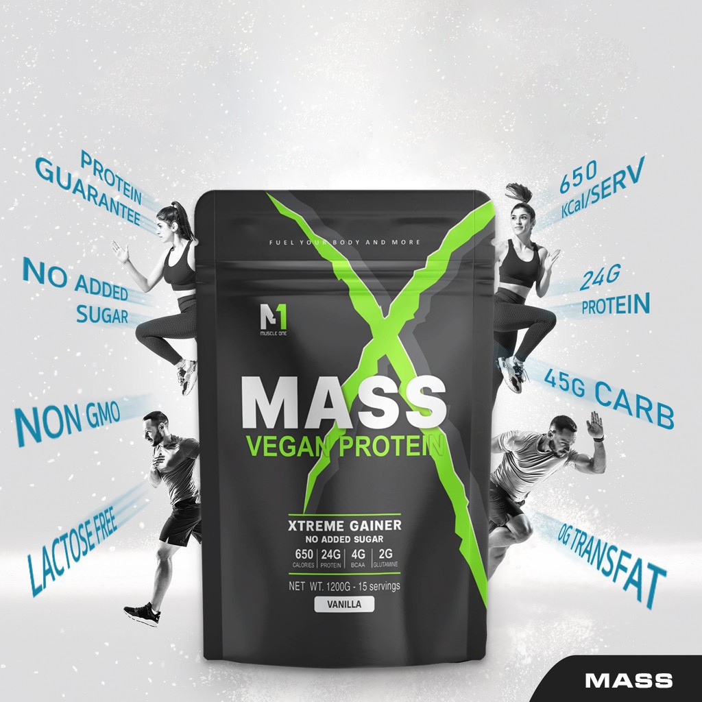 [Free ship+quà tặng] Sữa tăng cân tang cơ vegan protein Muscle one ...