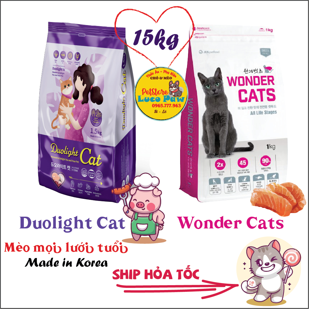 Wonder Cats - Minino - Cat's Eye / CatsEye ( 15kg ) : Thức ăn cho mèo ...