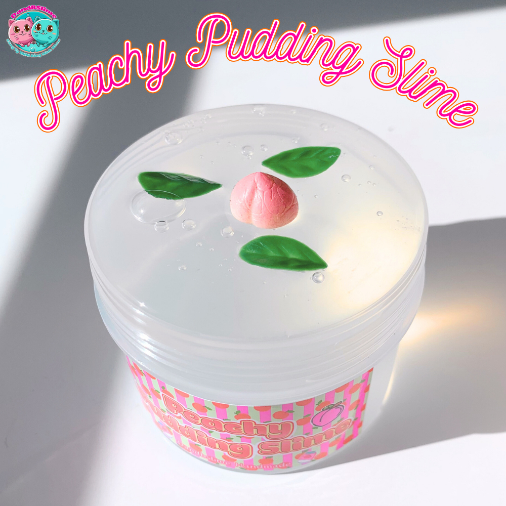 Pudding Slime/Slime Trái Đào Trong Suốt Như Nước - Chất nhờn ma quái ...