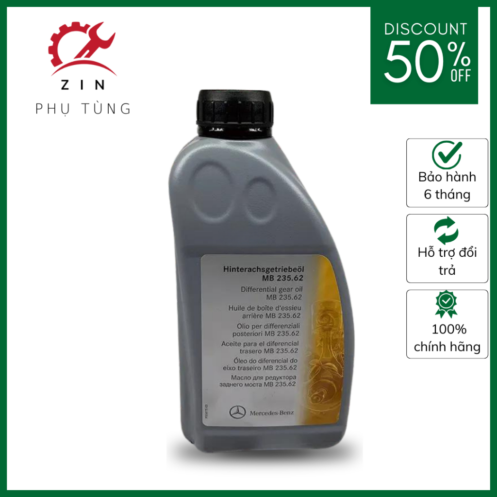 [Chính Hãng] dầu cầu sau ( dầu vi sai ) Mercedes Benz MB235.62 ...