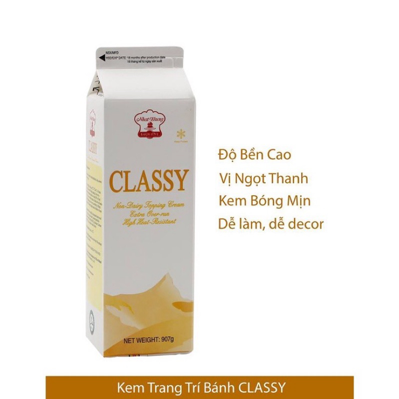 Kem trang trí bánh Topping Classy 907gr (Chỉ giao hoả tốc Bình Dương ...