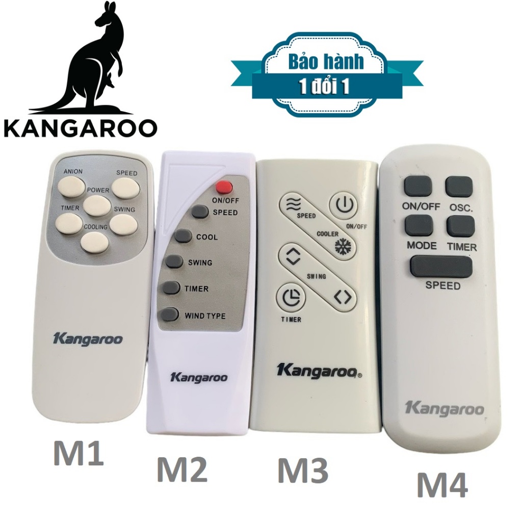 Điều khiển quạt Kangaroo chính hãng, Remote kangaroo quạt hơi nước ...