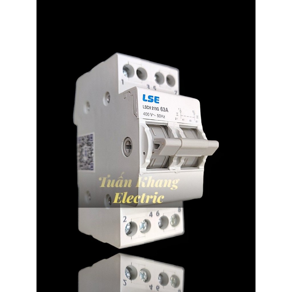 CB đảo chiều 2 pha (Aptomat đảo chiều 2 tép) LSE 20A - 63A/Đảo Duhal 2P-3P | Shopee Việt Nam