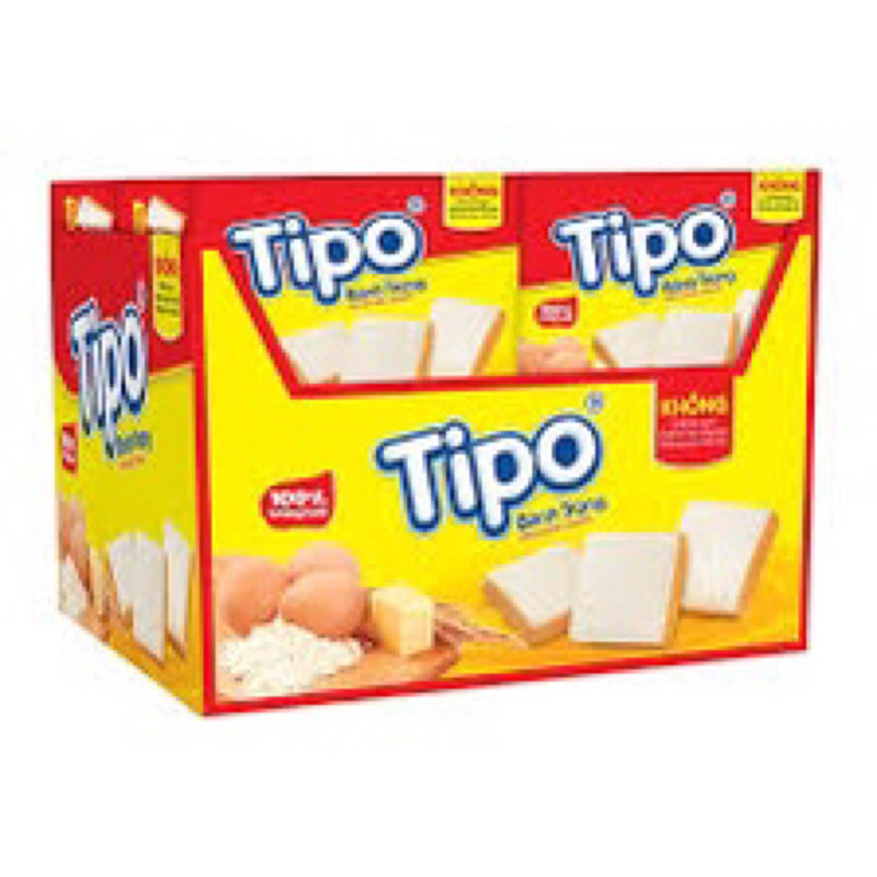 [LỐC 12 HỘP] Bánh trứng Tipo 39g | Shopee Việt Nam