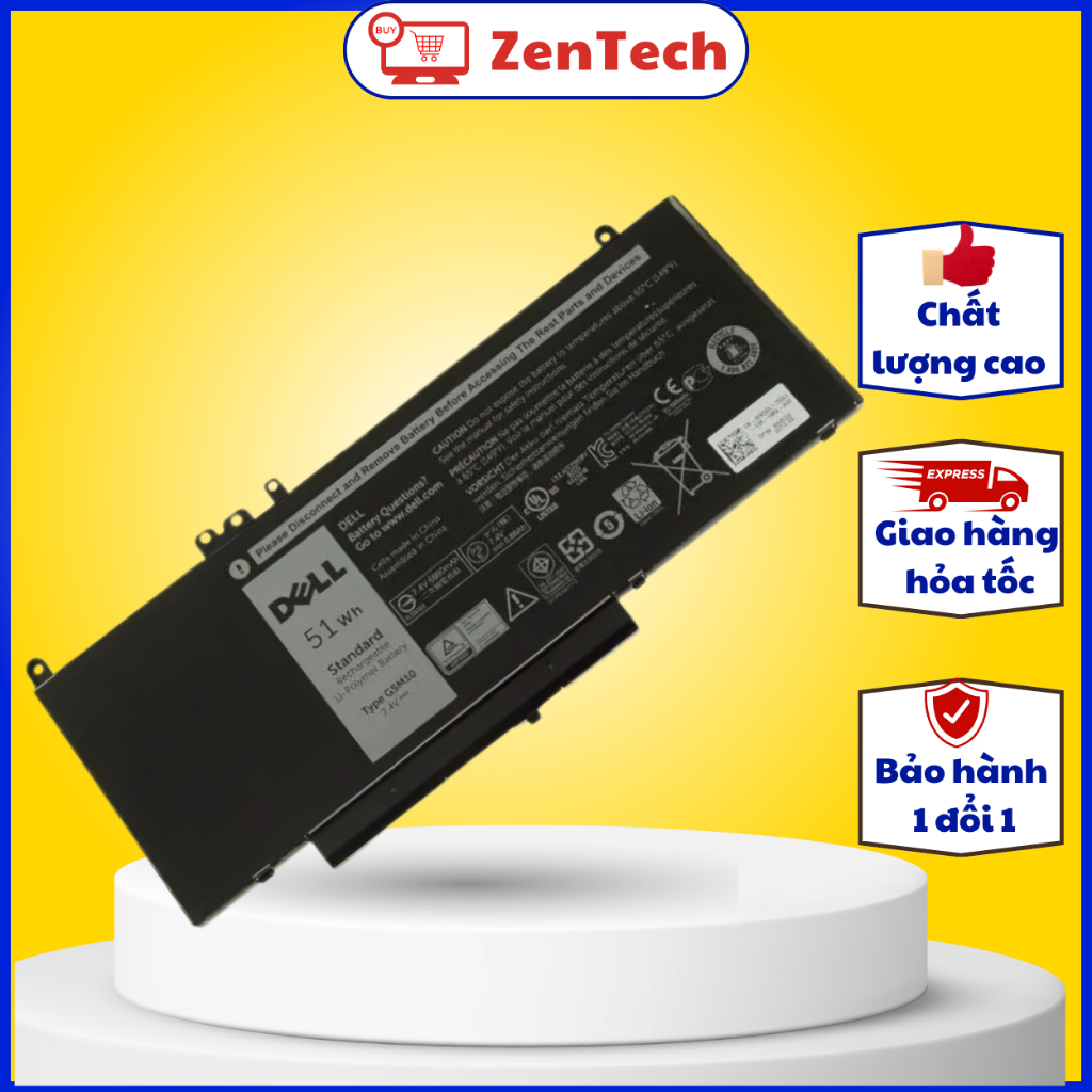 Pin Laptop Dell Latitude E5450 E5550 51WH G5M10 4 CELL Pin Máy tính ...