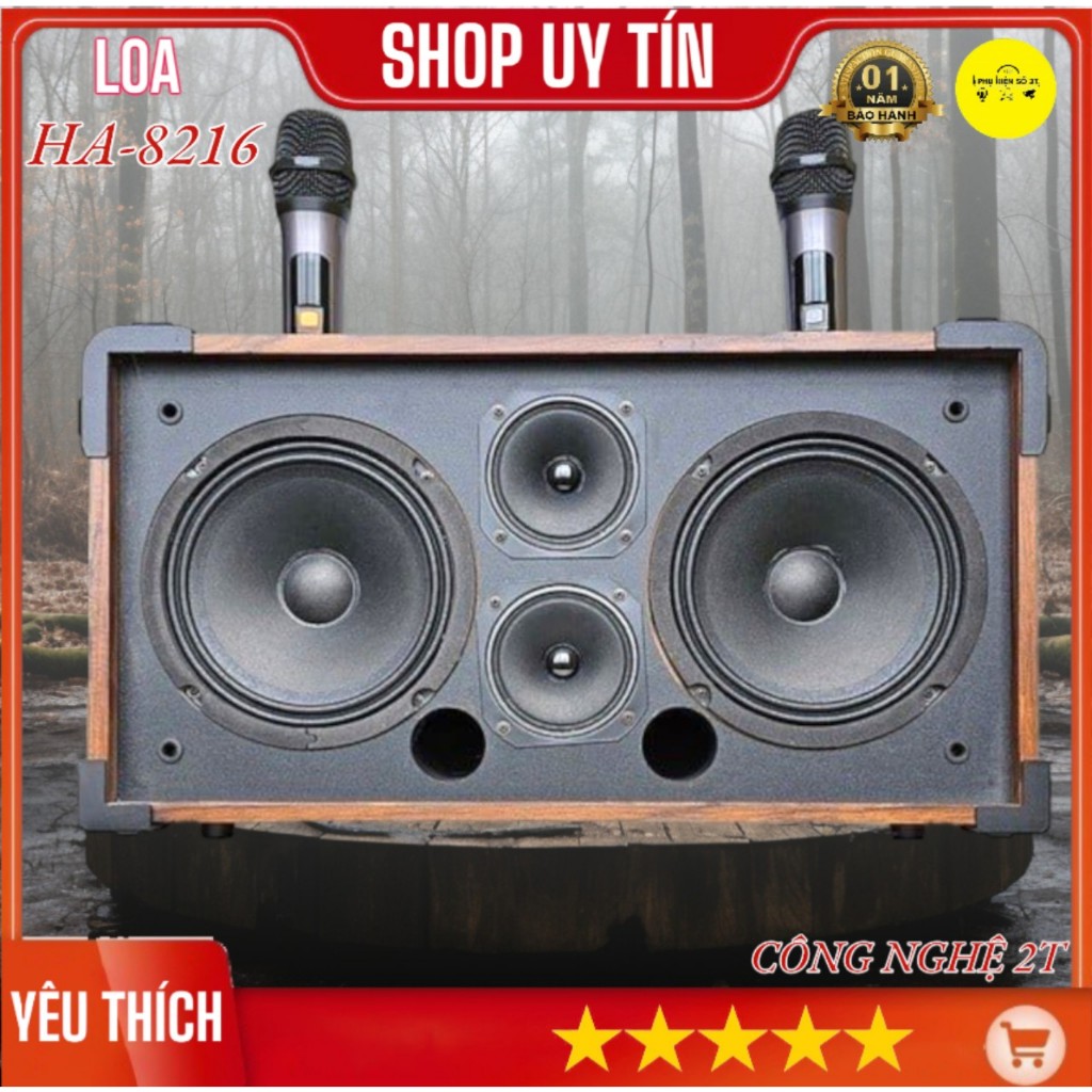 Loa Karaoke xách tay Cao Cấp HA-8216 của thương hiệu LADOMAX mạnh mẽ linh hoạt | Shopee Việt Nam
