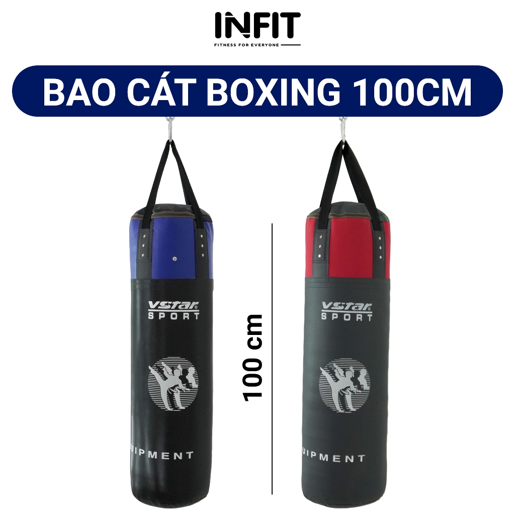 Bao Cát Bao Đấm Boxing Đã Nhồi Cao Cấp 100cm | Shopee Việt Nam