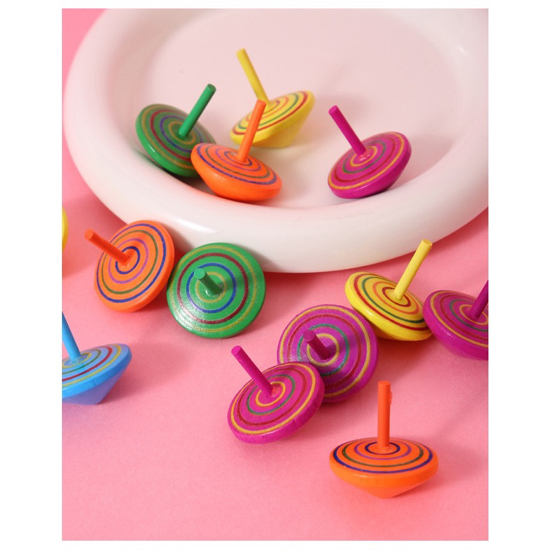 Đồ chơi con quay - con cù bằng gỗ - trò chơi dân gian cho bé | Shopee ...