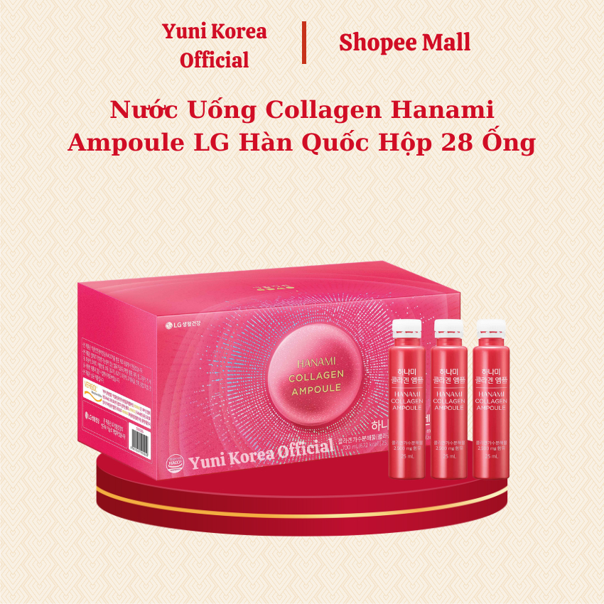 Nước Uống Collagen Hanami Ampoule LG Hàn Quốc Daedong Ginseng Hộp 28 ...