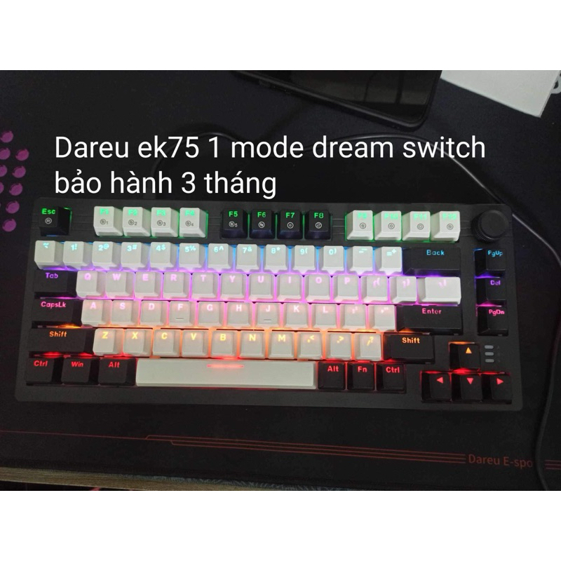 Bàn phím cơ 2nd Dareu EK75 Pro / EK75 / Led RGB / Kết nối 3 modes ...