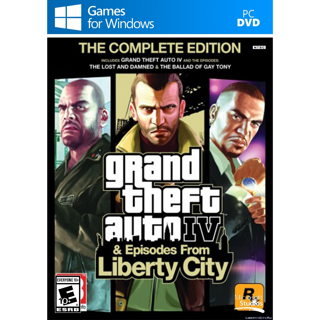 Grand Theft Auto IV: The Complete Edition (2DVD) - Đĩa game PC | Shopee ...