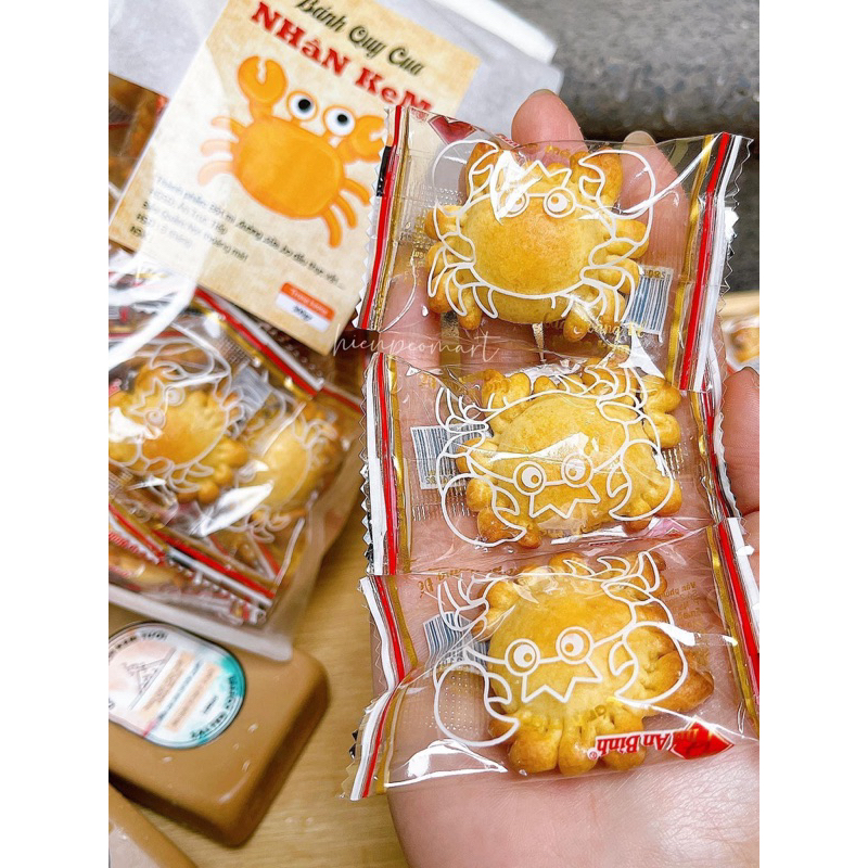 Bánh quy cua nhân kem bơ sữa 58k/ gói 300gr | Shopee Việt Nam