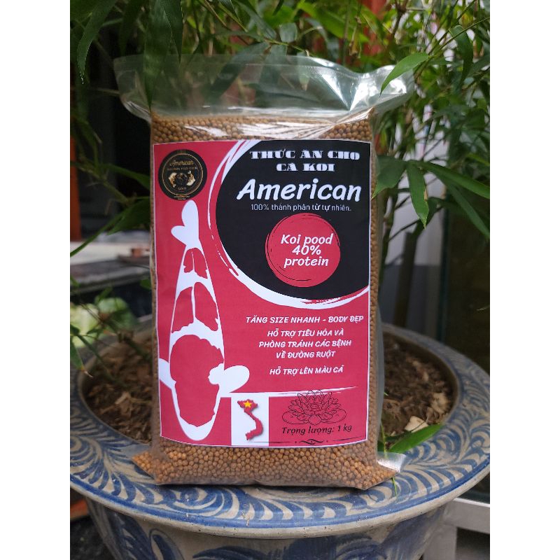 Cám cá koi american Red dodo 40% protein - Tăng size nhanh, body chuẩn ...