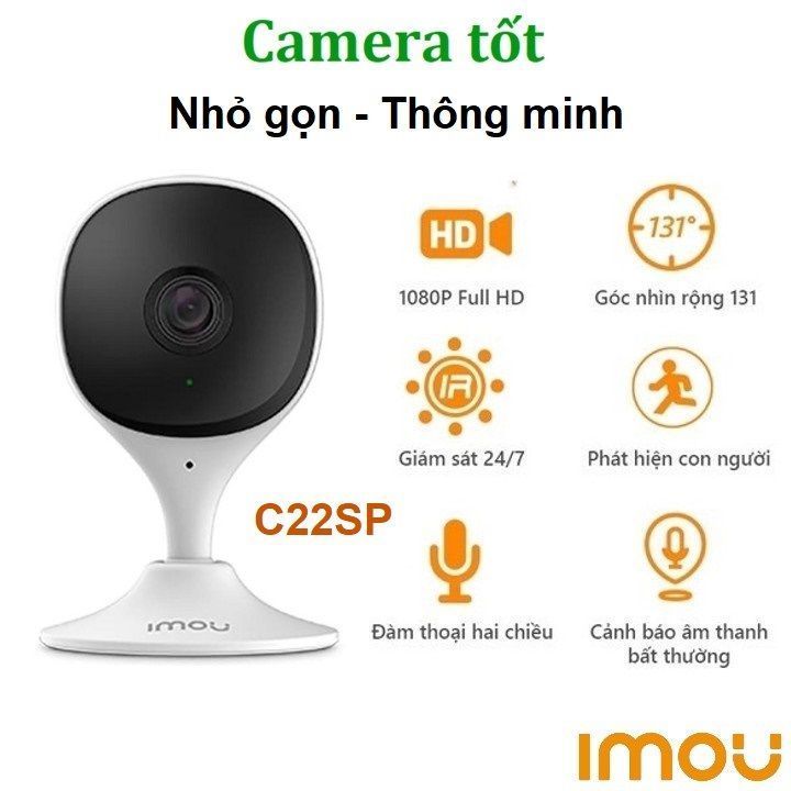 [FREE SHIP] CAMERA IMOU WIFI CUE 2C IPC-C22SP 2MP Full HD ĐÀM THOẠI 2 ...