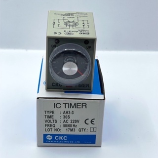Rơ Le Thời Gian CKC AH3-3 AC220V Kèm Đế | Shopee Việt Nam