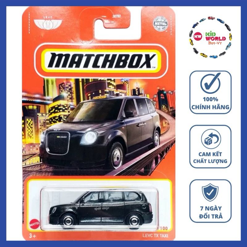 Xe mô hình Matchbox LEVC TX Taxi GVX56. Tỷ lệ 1:64. | Shopee Việt Nam