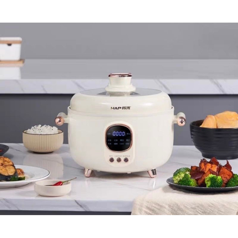 NỒI ÁP SUẤT ĐIỆN ĐA NĂNG 3 NGĂN DUNG TÍCH 4L - 5L HAP SIÊU TIỆN LỢI ...