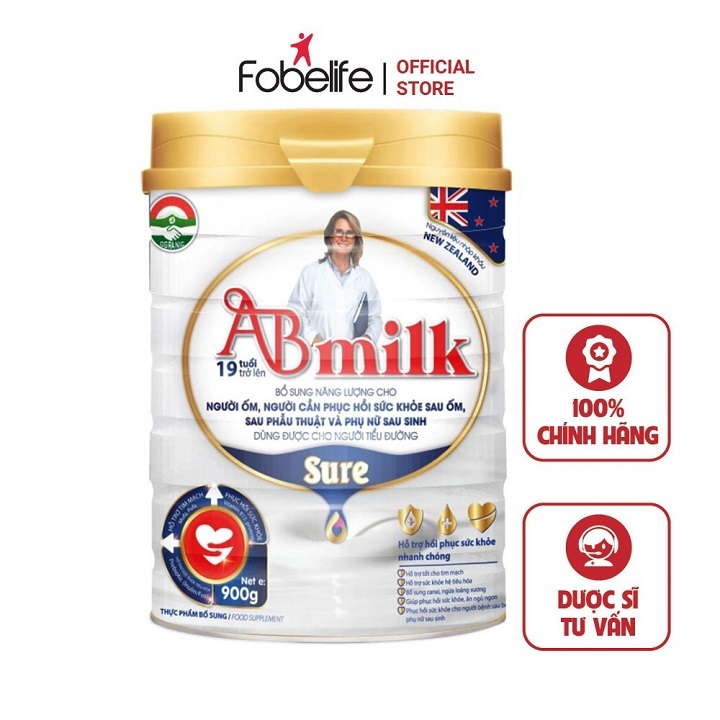 FINDKOSTS - SỮA BỘT ABMILK SURE NGƯỜI TỪ 19 TUỔI HỖ TRỢ PHỤC HỒI SỨC ...