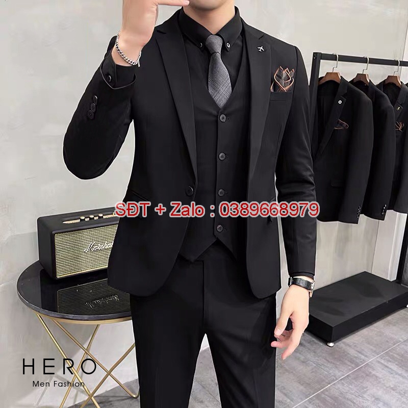 Bộ Vest Comple Nam Mặc Cưới, Bộ Suit Fom Ôm Đẹp, Chất Vải Sịn, Kiểu ...