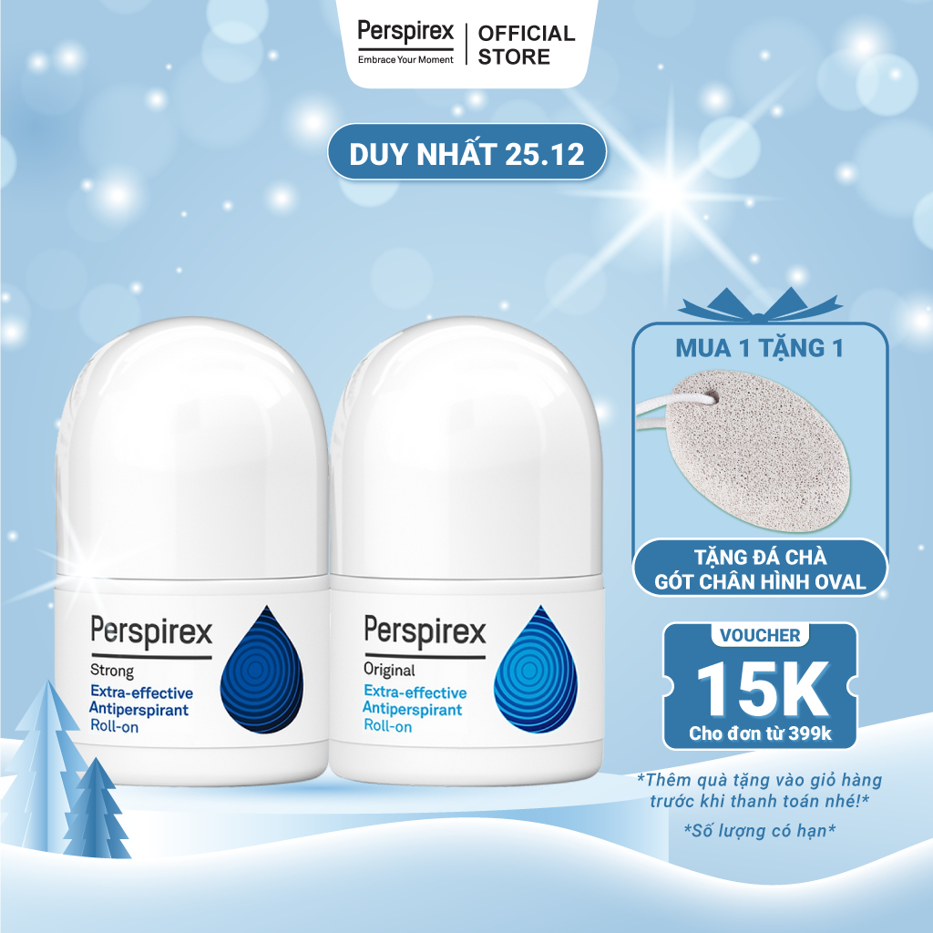 Combo Lăn Khử Mùi Perspirex Original 20ml Và Perspirex Strong 20ml Từ ...