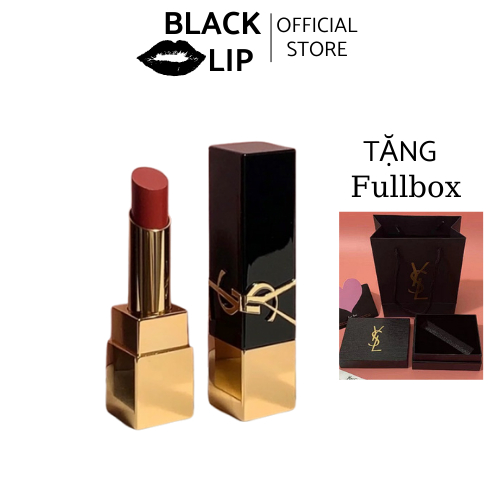 Son YSL Rouge Pur Couture Lipstick dạng thỏi lì fullbox 3g mềm mịn siêu lì BLACK LIP | Shopee ...