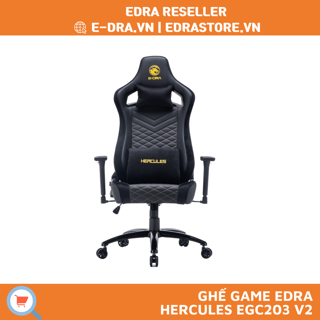 Ghế game, ghế gaming EDra Hercules EGC203 V2 - Hàng chính hãng | Shopee ...