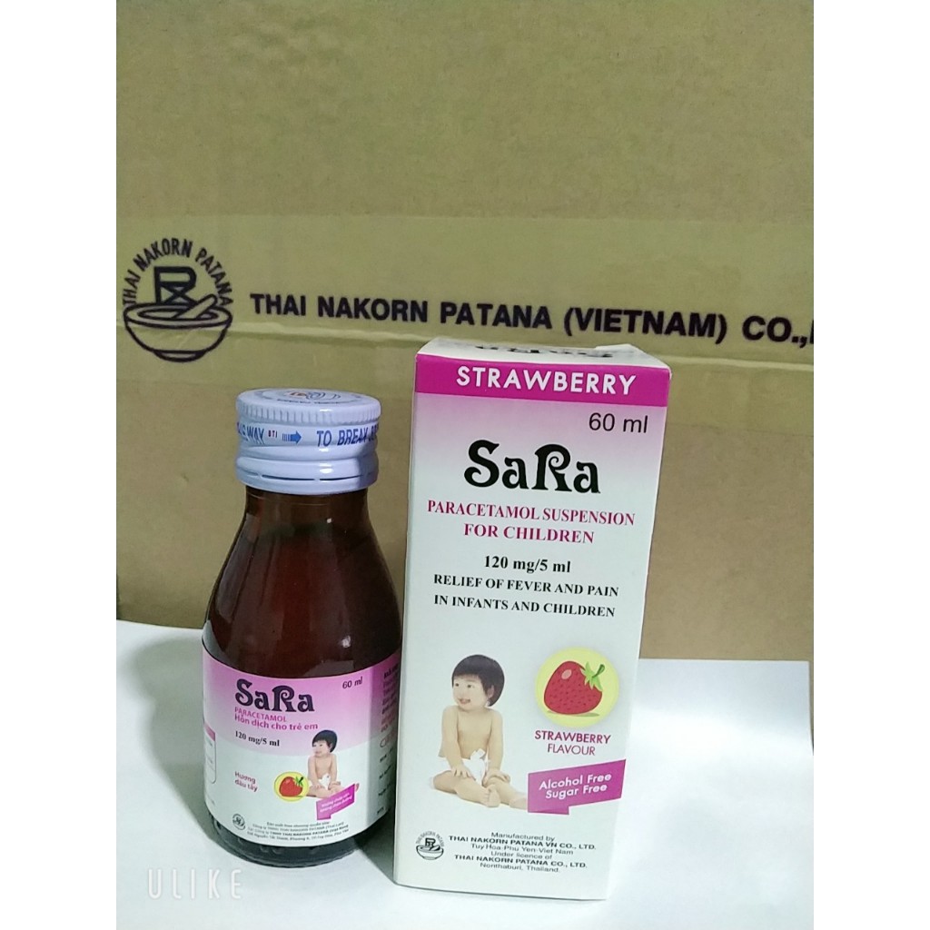Siro SARA Chai 60ml. | Shopee Việt Nam