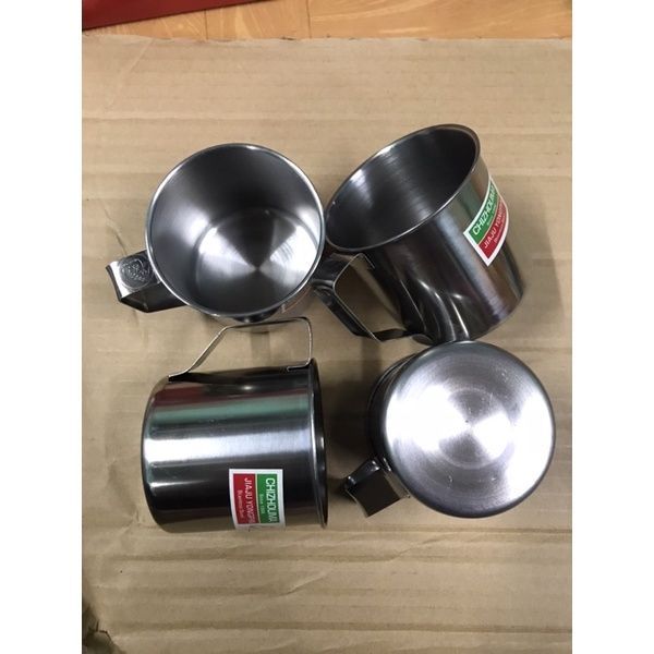 Cốc inox, Ca inox 7cm có quai ( CA INOX CÓ QUAI) | Shopee Việt Nam
