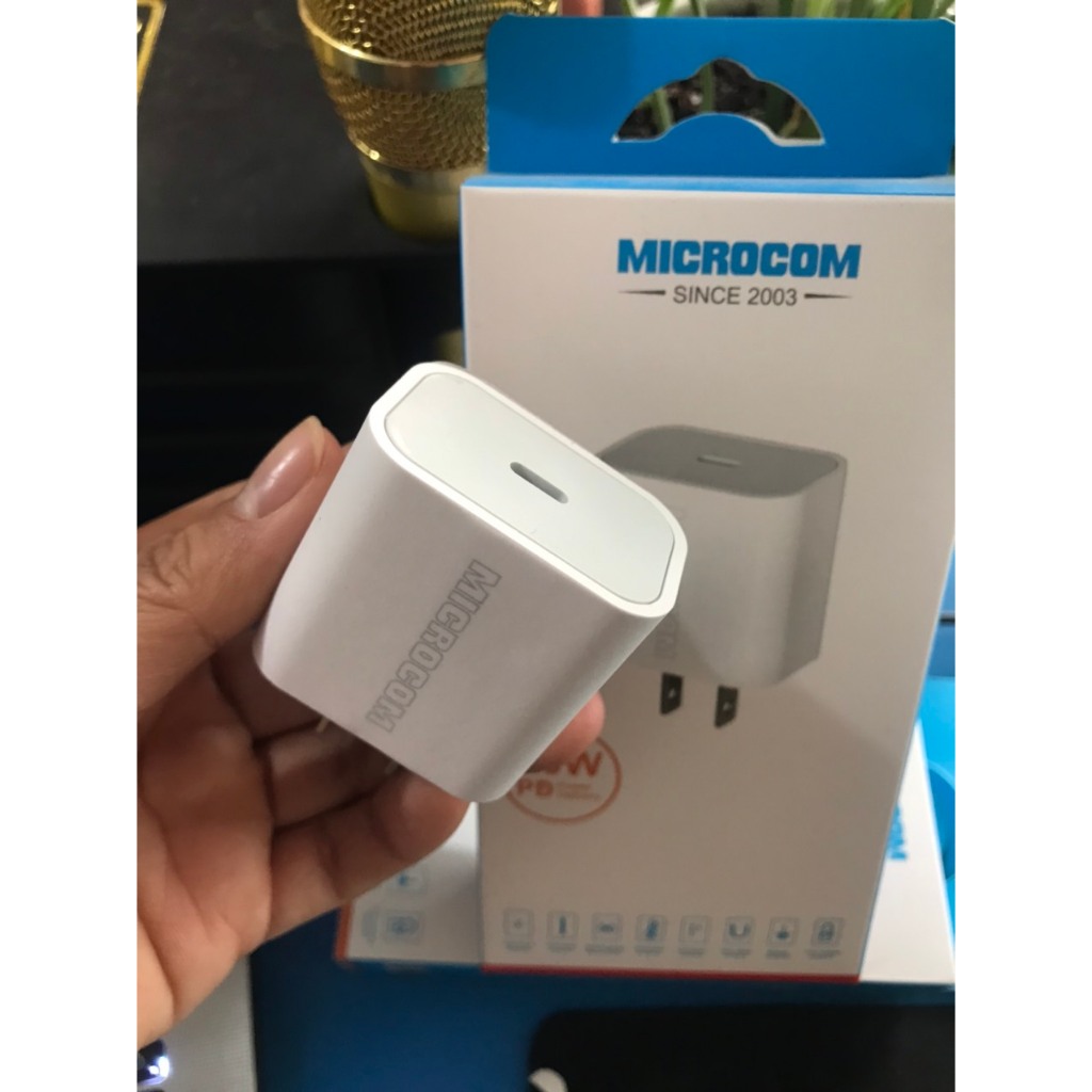 Củ sạc nhanh 20W - PD8 chính hãng Microcom | Shopee Việt Nam