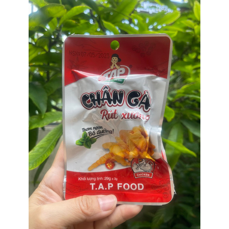 Combo 10 Chân Gà Cay Rút Xương hãng TAP food 29gr - Chân Gà Cay Ủ Vị Tứ ...