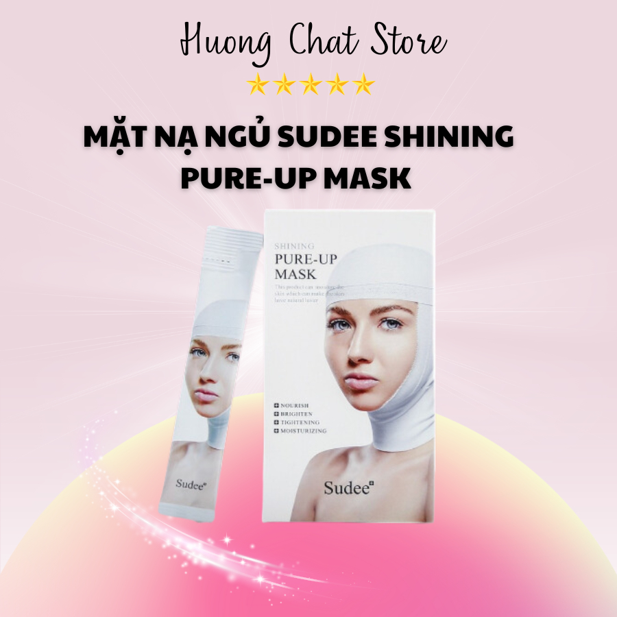 Mặt nạ ngủ Sudee Shining Pure-up Mask 4mlx 10 gói, làm dịu, nuôi dưỡng ...
