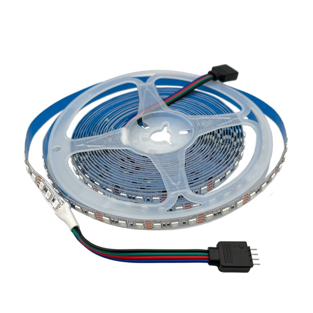 Dây led RGB 4 chân 120 Led/mét 12V bề ngang 8mm | Shopee Việt Nam