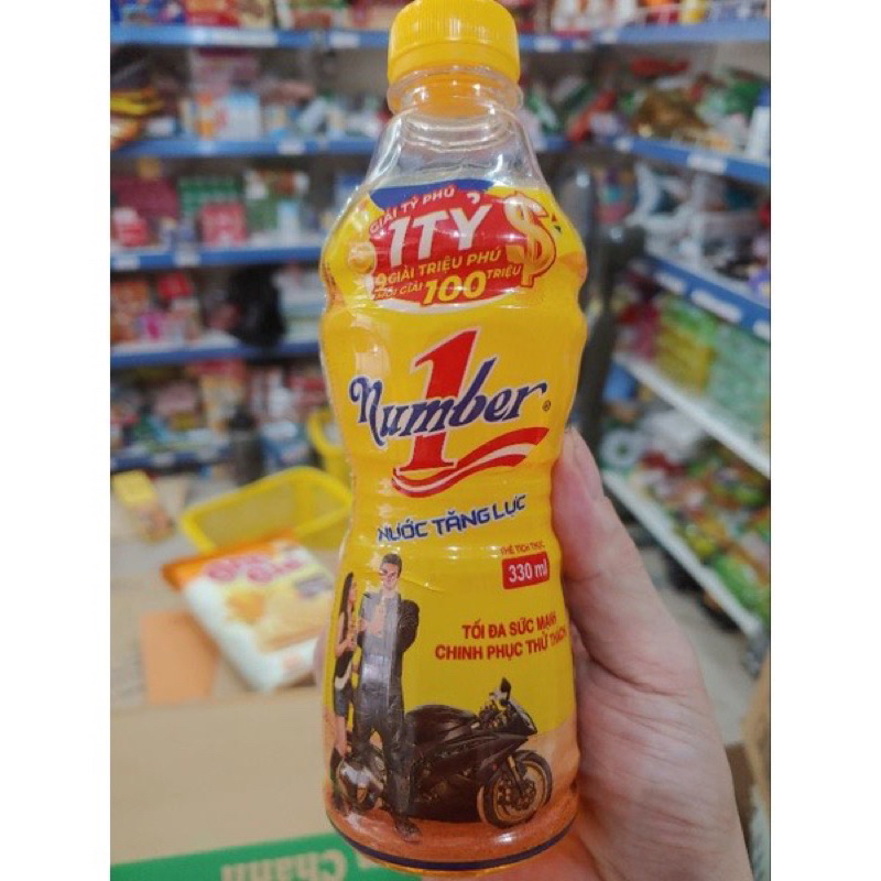 Nước tăng lực Number 1 - Chai Trà Xanh Vị Chanh Không Độ 500ml - hoá ...