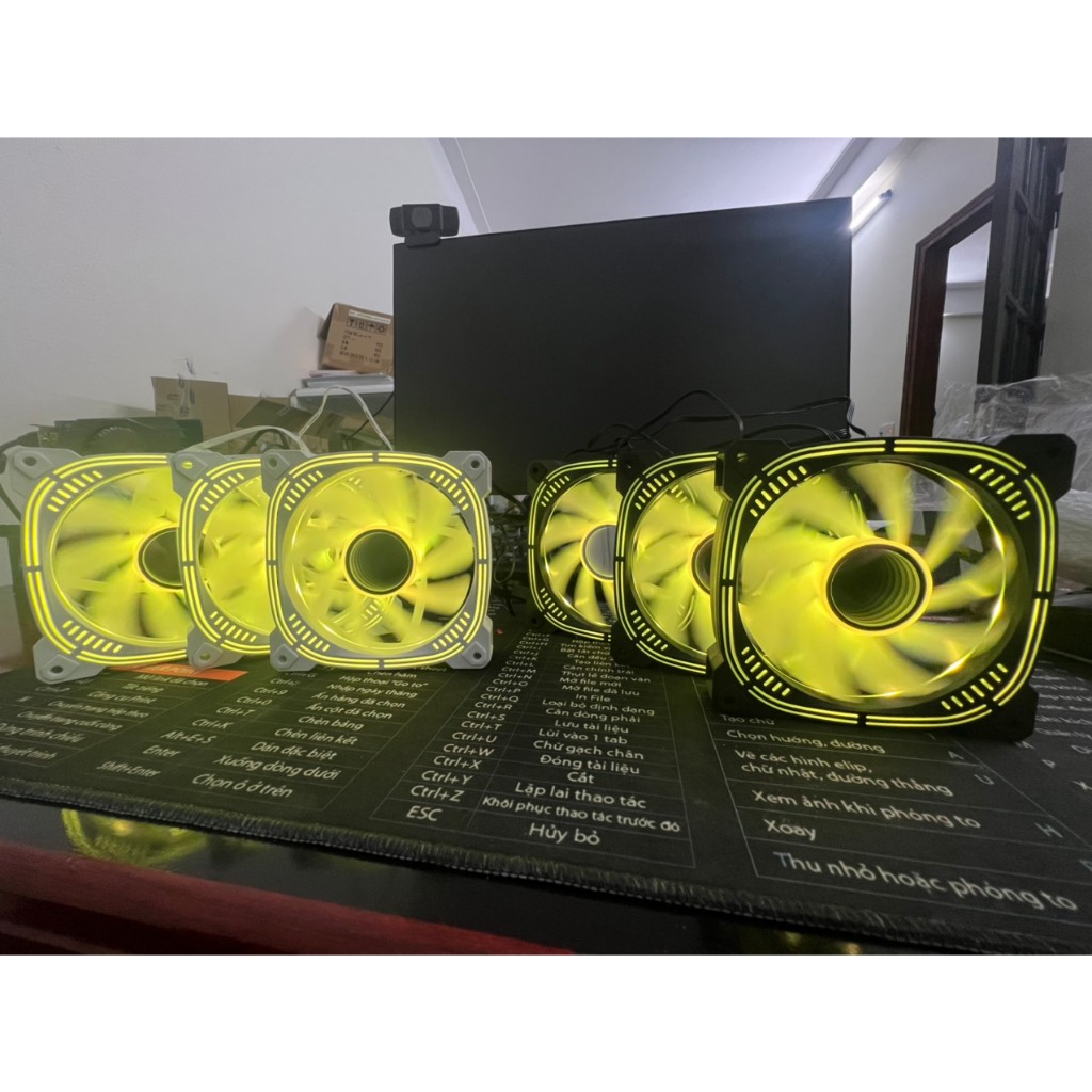 Quạt tản nhiệt Fan Led ARGB Gương vô cực Sync Main | Shopee Việt Nam