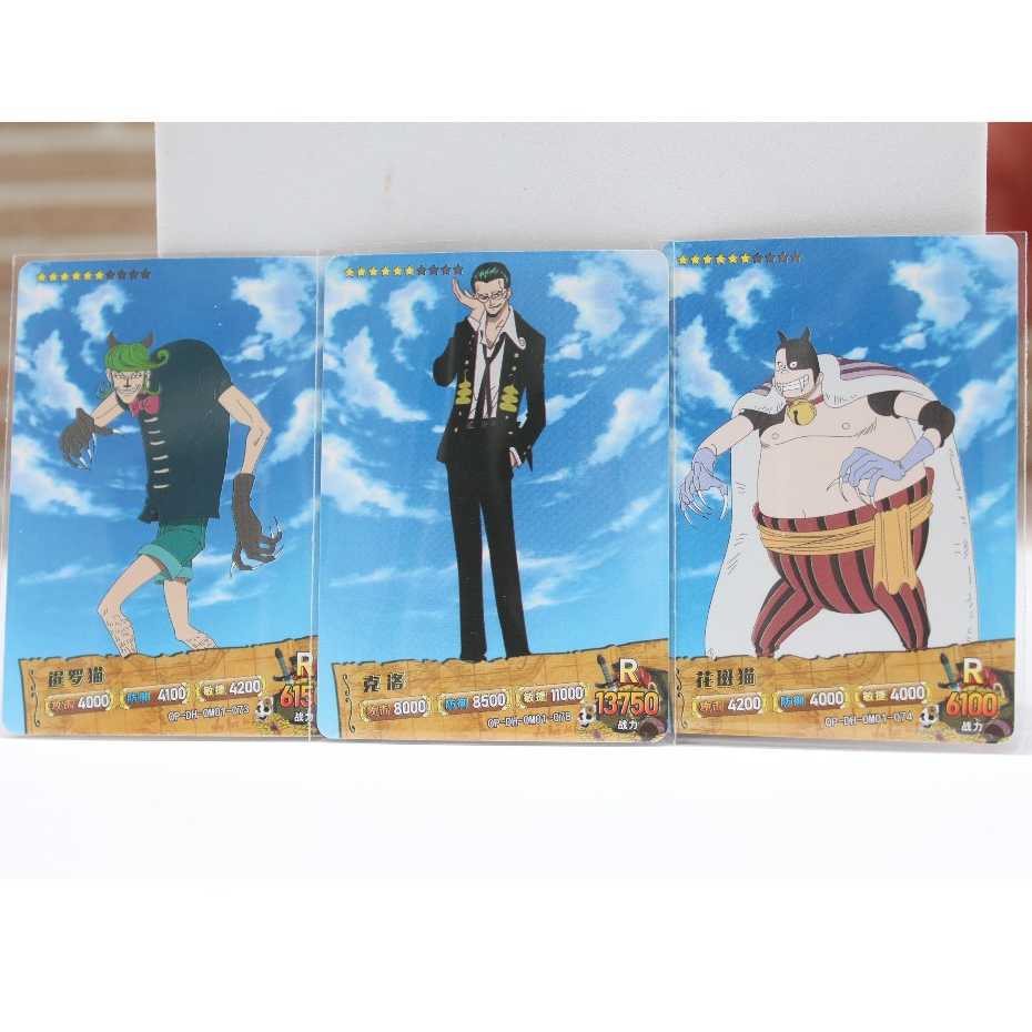 Combo 3 thẻ bài One Piece - Băng Kuro - Sham - Buchi | Shopee Việt Nam