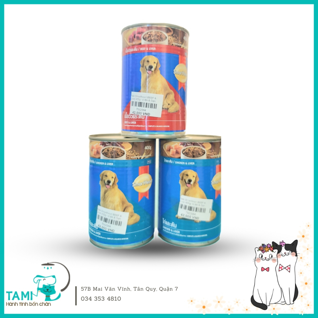 Pate lon cho chó Smartheart 400g | Shopee Việt Nam