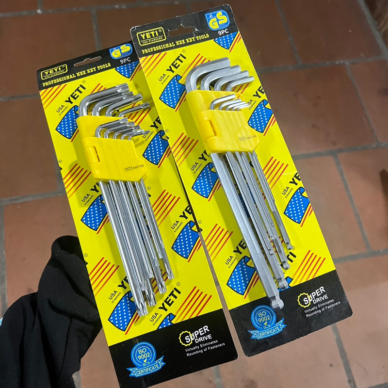 Bộ lục giác 9 cây đầu bông và bi Yetl usa | Shopee Việt Nam