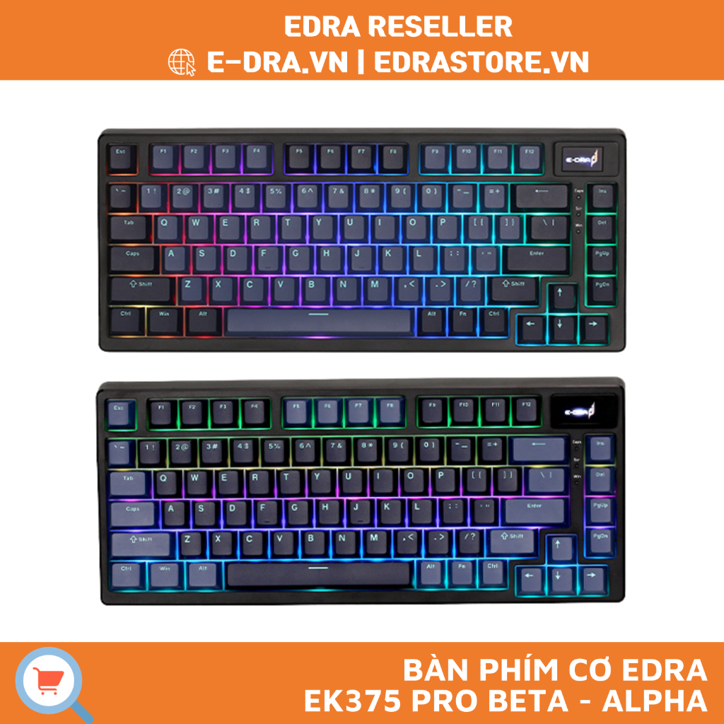 Bàn phím cơ EDRA EK375 Pro Beta / Alpha - Hàng chính hãng | Shopee Việt Nam