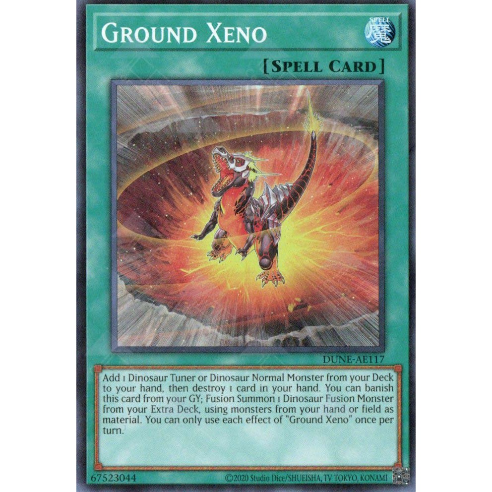 Thẻ bài Yugioh Chính hãng Tiếng Anh Châu Á (AE): DUNE-AE117 - Ground ...