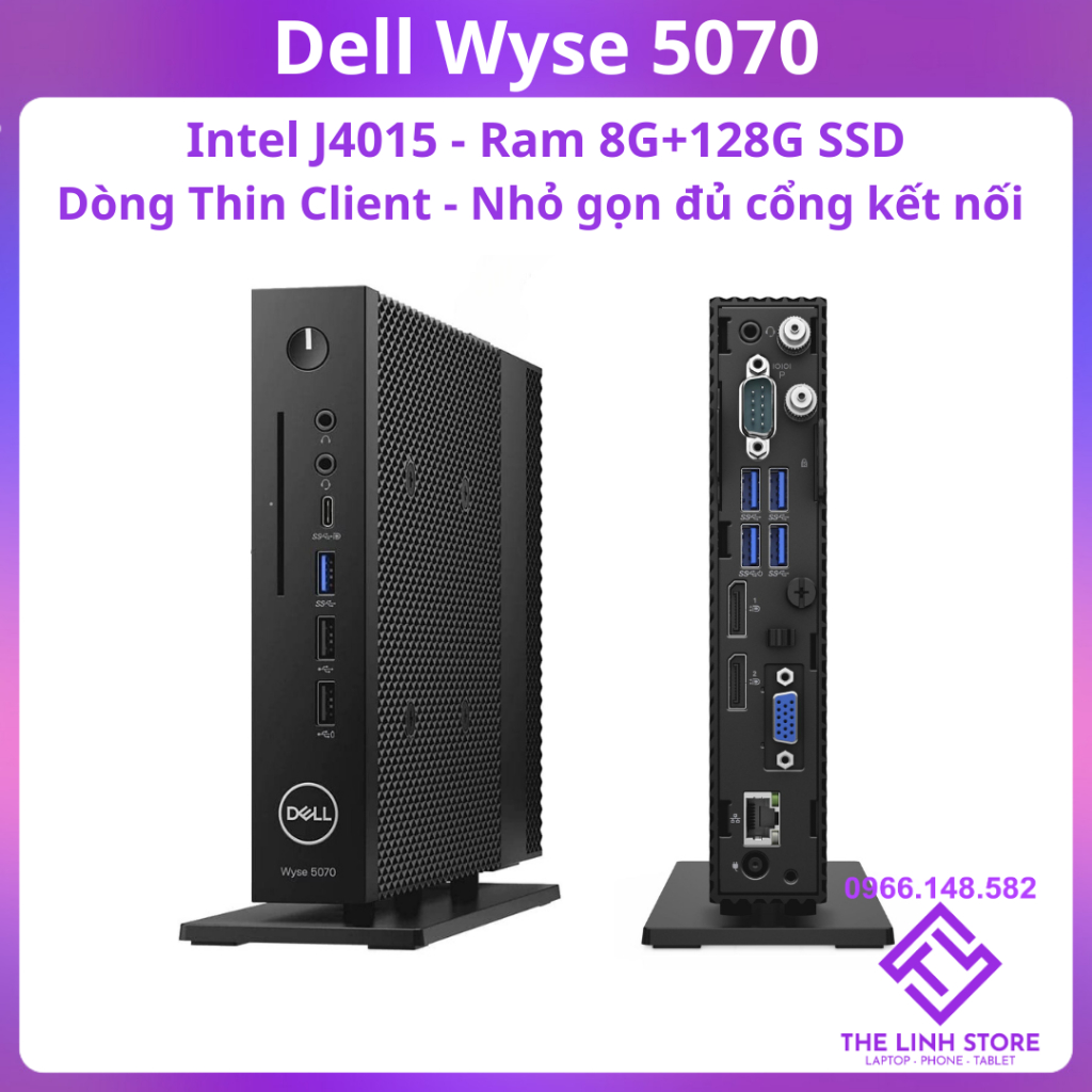 Máy tính Mini PC Dell Wyse 5070 Thin Client - Chip intel J4015 | Shopee Việt Nam