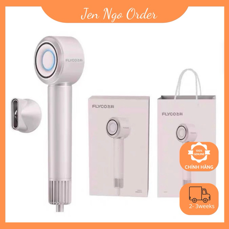 Sẵn màu xanh lá - Chính hãng - Máy sấy tóc ion âm tốc độ cao FLYCO | Shopee Việt Nam