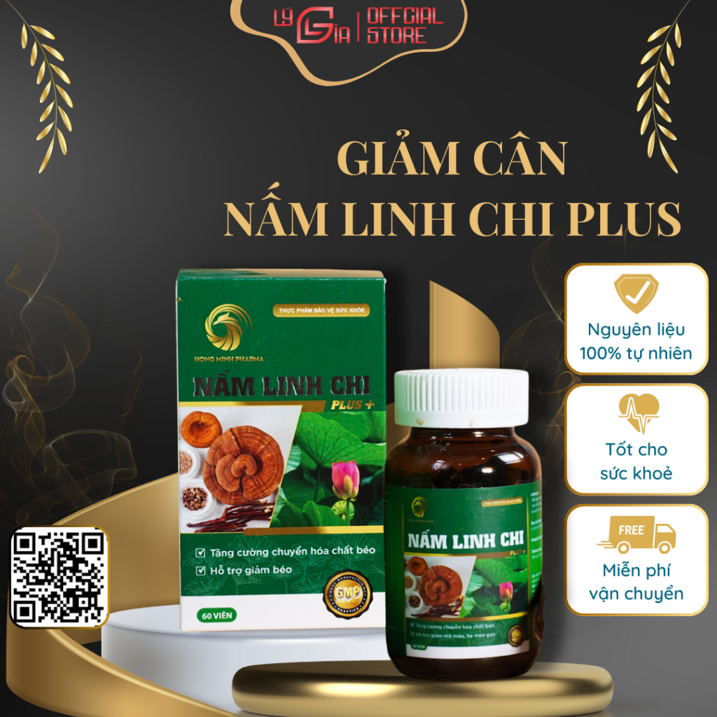 Giảm Cân Nấm Linh Chi Plus Hồng Minh - Giảm Nhanh Không Gây Mệt, Hỗ Trợ ...