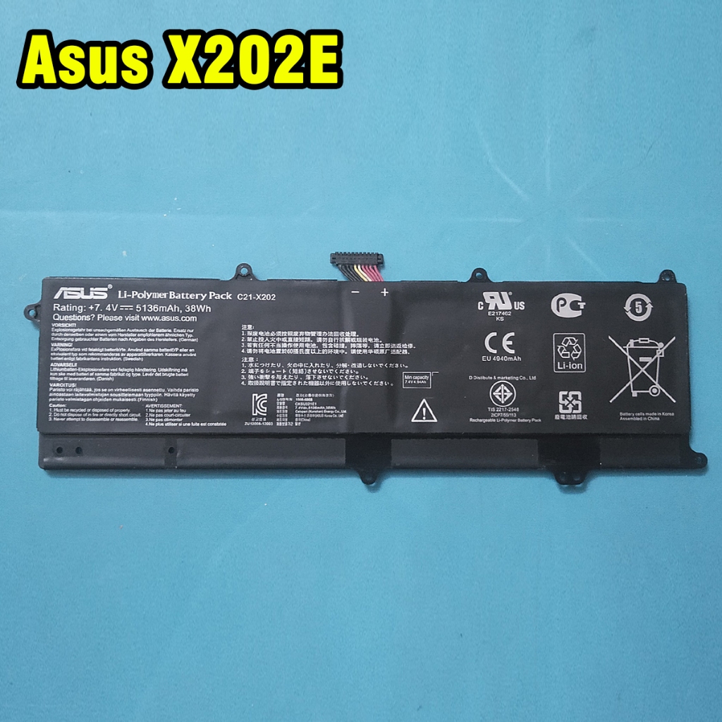 Pin latop Asus X202E bóc máy | Shopee Việt Nam