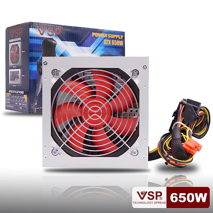 Nguồn máy tính Master Vision 650W ATX - Hàng chính hãng | Shopee Việt Nam