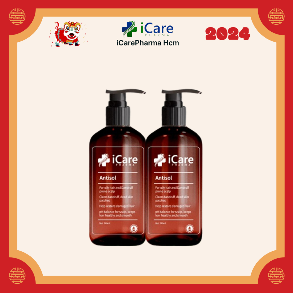 Combo 2 Chai Dầu Gội Sạch Gàu Ngứa Da Đầu Antisol - Thương Hiệu iCare ...