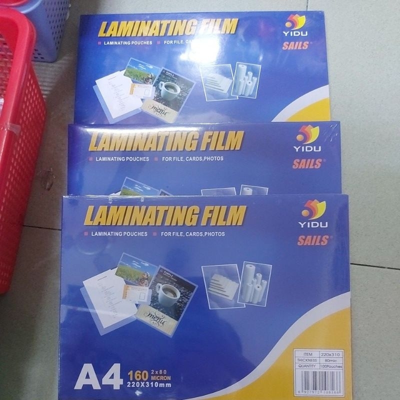 [1 Xấp 100 pcs] Ép nhựa A4, Laminating film A4 220x310mm 80mic, bìa ép plastic A4, bìa ép nhựa ...