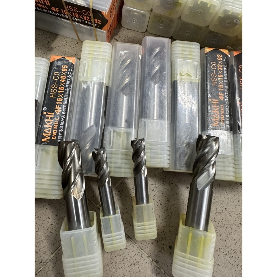 Mũi dao phay ngón HSS 4 me , hãng MAKHI -ĐL Mới ( đủ sezi phi 3mm - 20mm) | Shopee Việt Nam