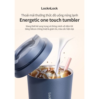 Ly giữ nhiệt LocknLock 550ml Energetic One-Touch 6 Màu LHC3249 , mở nắp một chạm, inox 316L - K ...