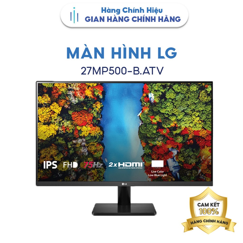 Màn hình LG 27MP500-B 27 inch Full HD IPS 75Hz 5ms FreeSync | Shopee ...