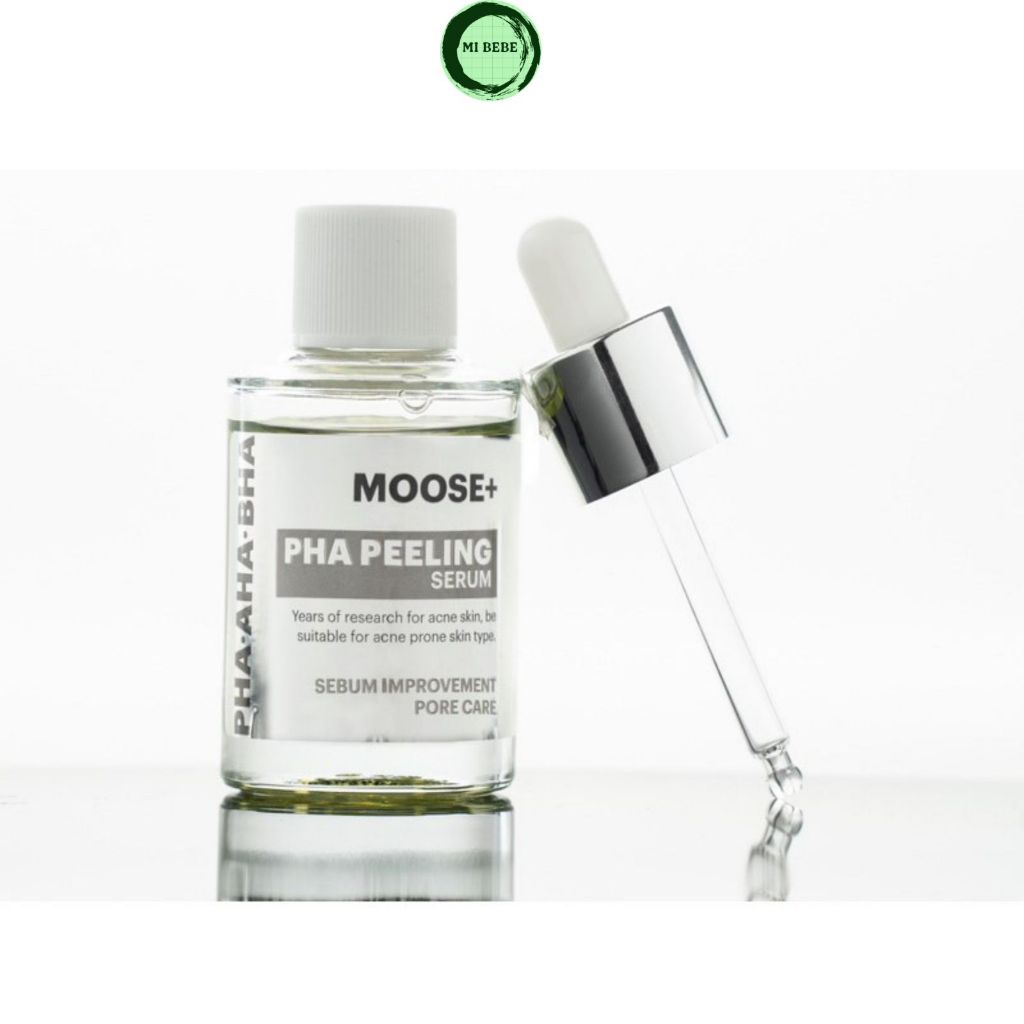 Tinh chất peel da sinh học Moose+ PHA Peeling Serum 30ml thúc đẩy tái ...